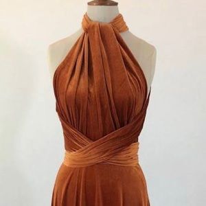 Valdenize Soares | Dresses | Copper Bridesmaid Dress Rust Multiway ...